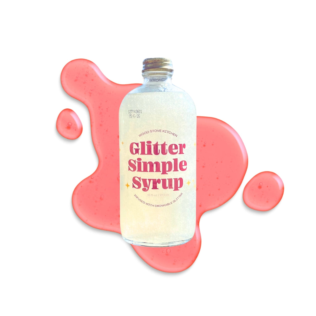 Glitter Simple Syrup, 16 fl oz – Wood Stove Kitchen