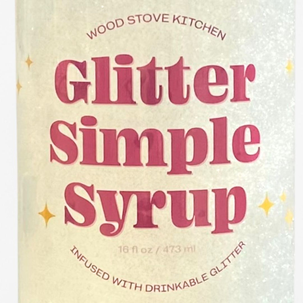 Glitter Simple Syrup, 16 fl oz – Wood Stove Kitchen