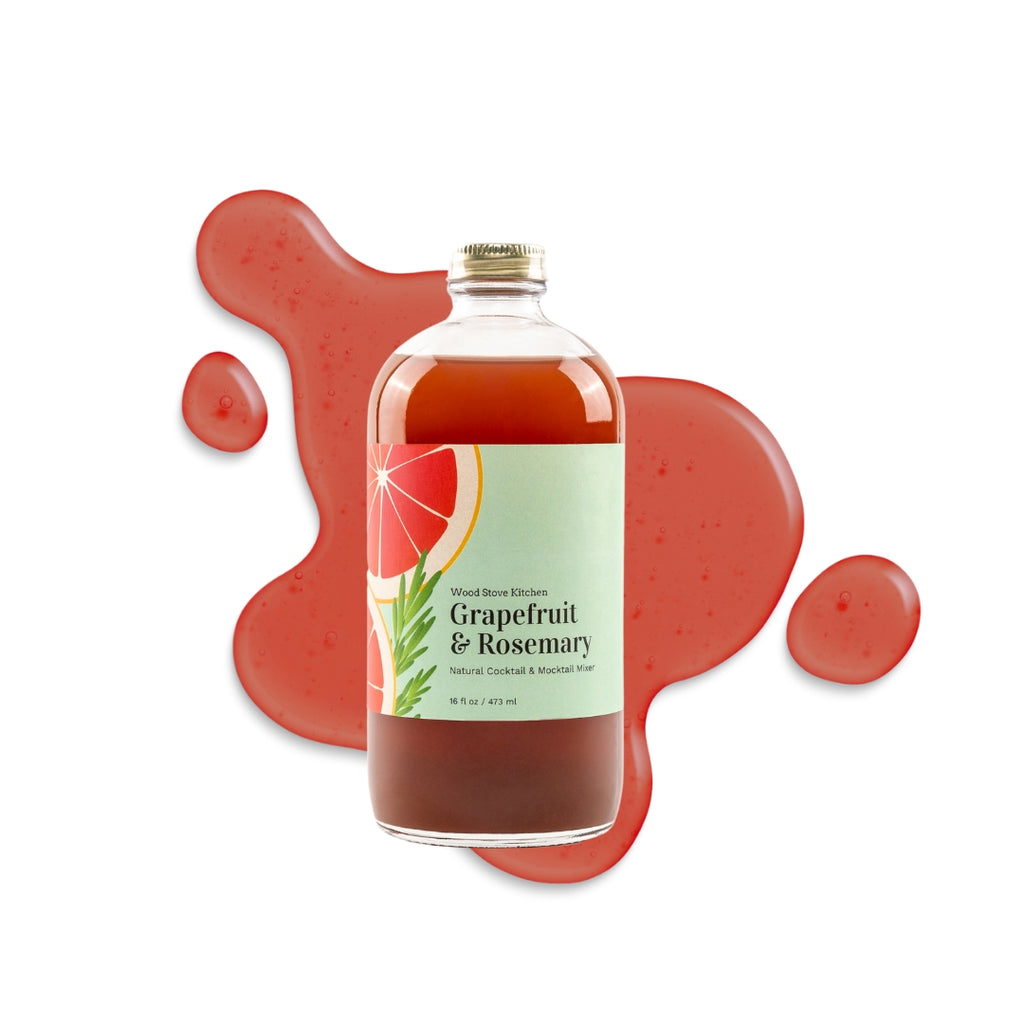 Grapefruit & Rosemary Cocktail-Mocktail Mixer, 16 fl oz – Wood Stove ...