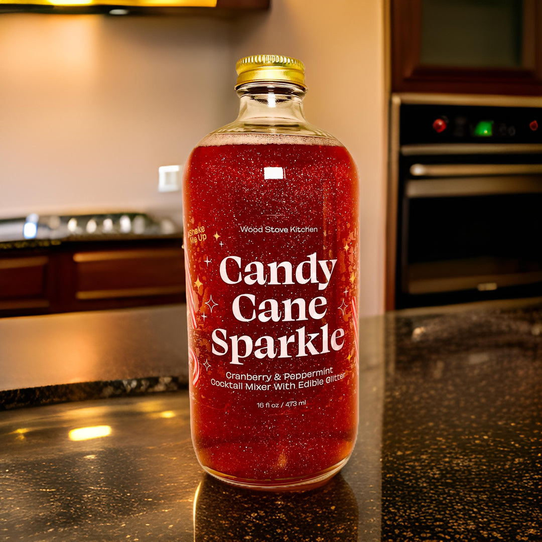 Candy Cane Sparkle Cocktail & Mocktail Mixer, 16 fl oz – Wood Stove Kitchen